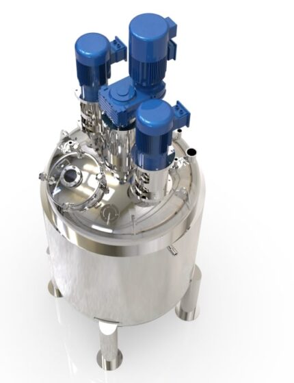 Stainless steel mixing tanks and reactors