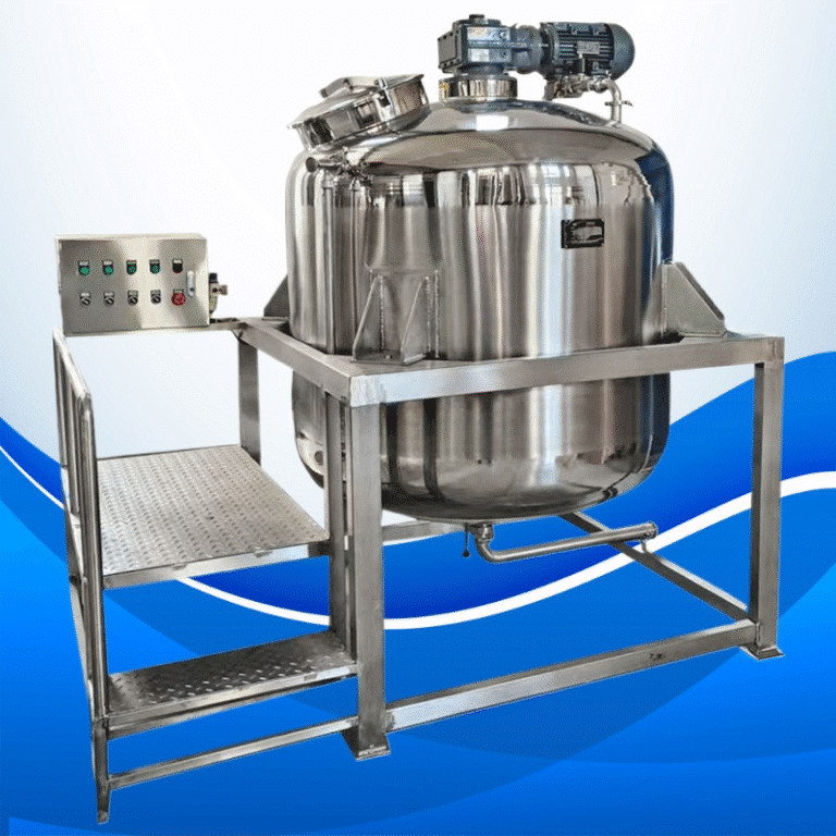 Stainless steel mixing tanks and reactors