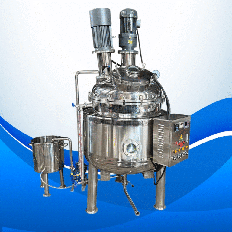 Stainless steel mixing tanks and reactors