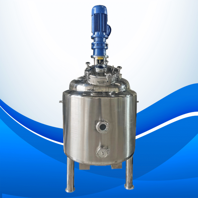 Stainless steel mixing tanks and reactors